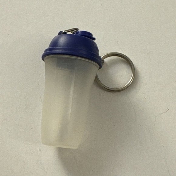 Other | Tupperware Keychain Blue Quick Shake Mini Container Oc17 | Poshmark